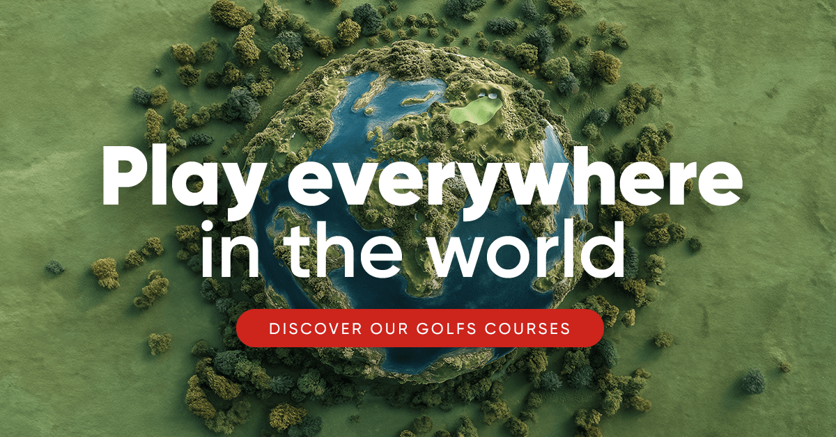 The map of the network’s golf courses in the world - LeClub Golf